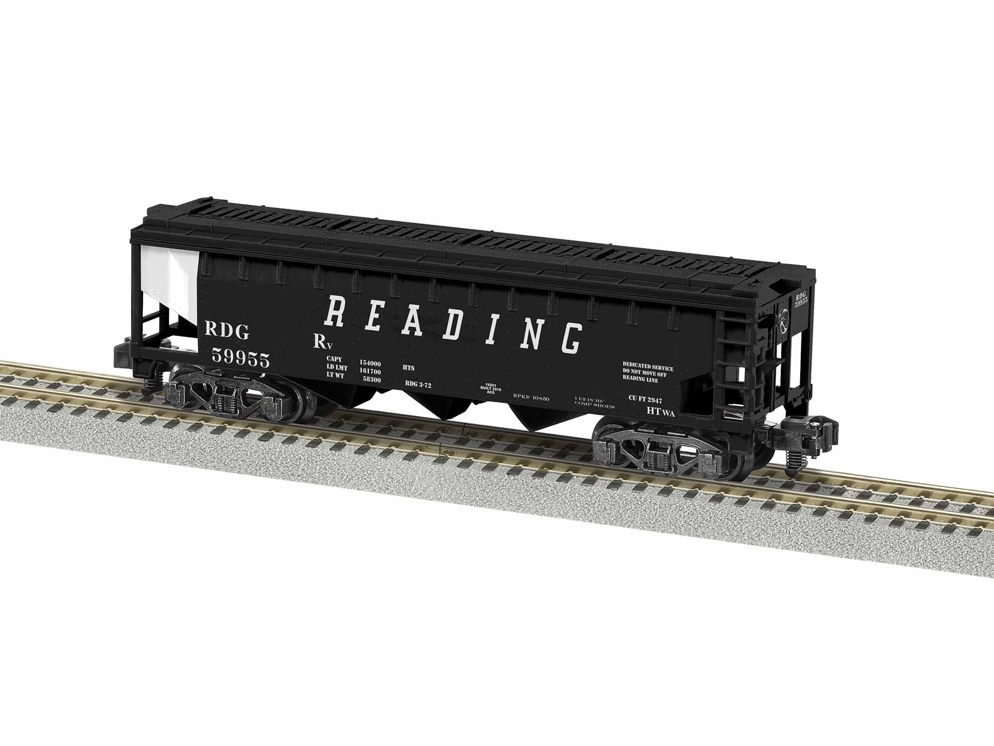 READING 3 BAY COVERED HOPPER #59955