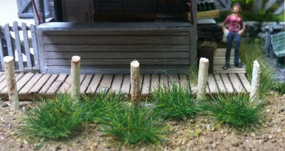 6MM DARK GREEN TUFTS (100 PCS PER PACK)