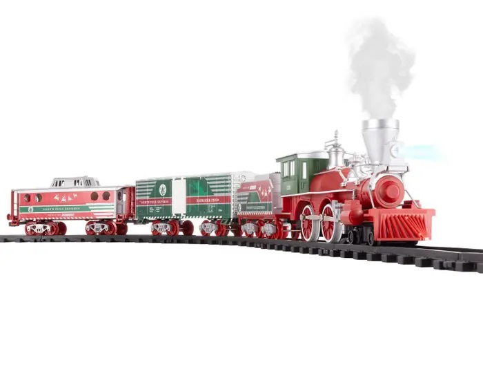 North Pole Express Battery Operated O-Gauge Train Set